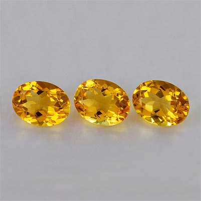 21.63ctw 8x6x4mm Pear Yellow Citrine Excellent Eye Clean AAA+