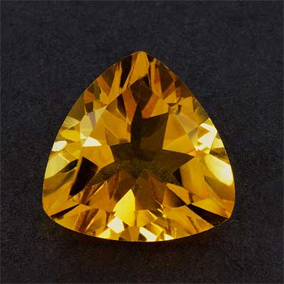 1.73ctw 10x7x4.70mm Pear Yellow Citrine Excellent Eye Clean Top Grade