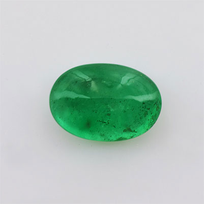 0.88ctw 6x6x3.8mm Round Green Emerald Very Good Little inclusions AAA