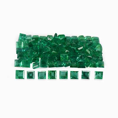 2.65ctw 7x5x3mm Pear Green Emerald Very Good Little inclusions AA+