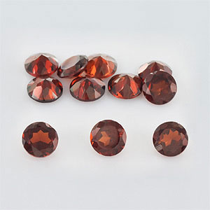 7.01ctw 8x8x3.9mm Cushion Red Garnet Good Included AA