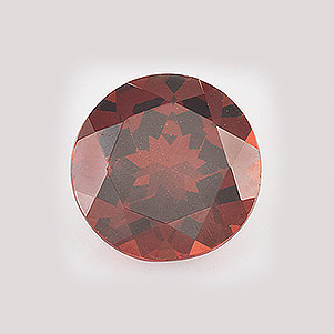 3.61ctw 10x10x4.5mm Round Red Garnet Excellent Eye Clean AAA