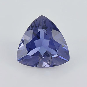 1.35ctw 8x8x4.6mm Trillion Blue Iolite Excellent Eye Clean AAA+
