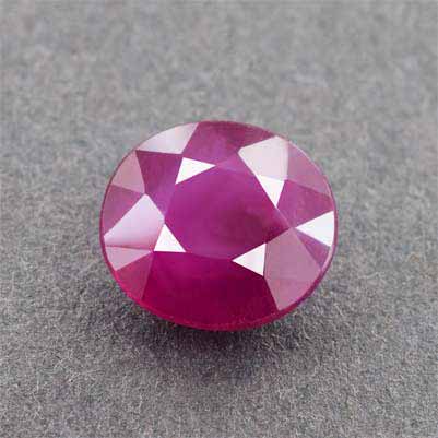 1.61ctw 7.3x6.7x3.7mm Oval Red Ruby Translucent Included AAA
