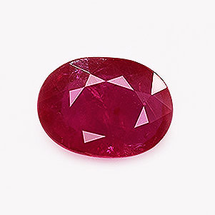 1.61ctw 7.3x6.7x3.7mm Oval Red Ruby Translucent Included AAA